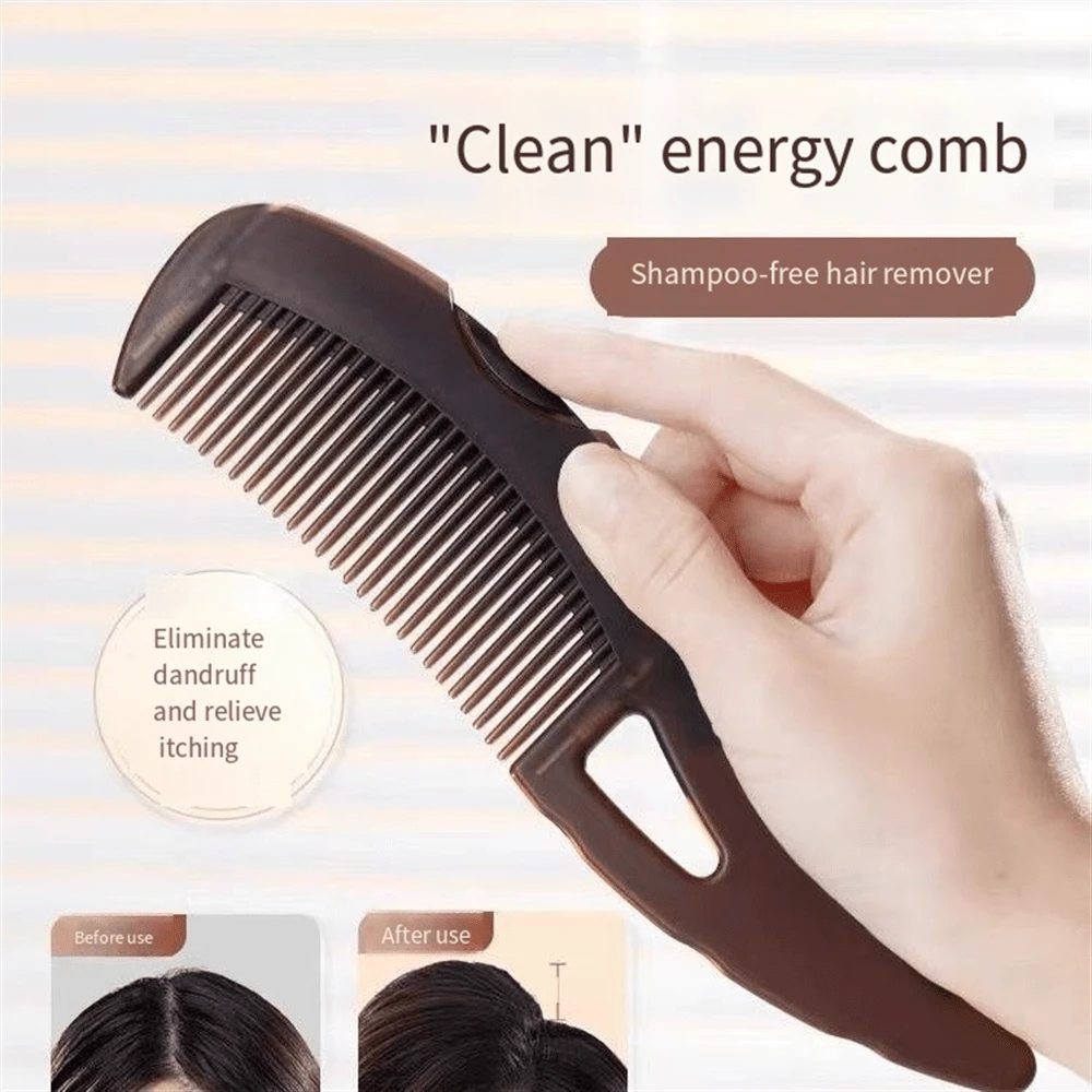 Upgrade Dandruff Removal Comb, 2024 New Energy Massage Comb Hair ...