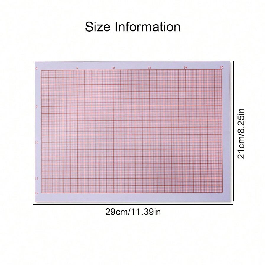 50pcs/Bag A4 Coordinate Grid Paper, Graph Paper, Student Standard ...