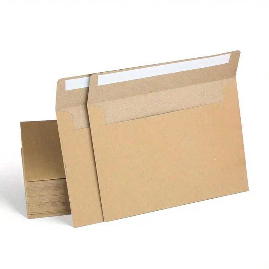 50pcs,Kraft Envelopes, 5x7 Invitation Letter Envelopes, A7 Invitation ...