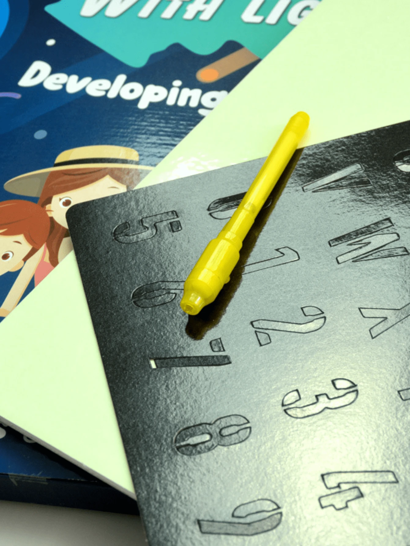 1 Set Kids Luminous Doodle Drawing Board A5 English Version ...