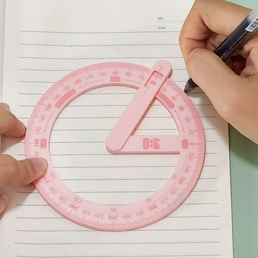Transferidor Protractor Ajustável para Ângulos para Material de ...