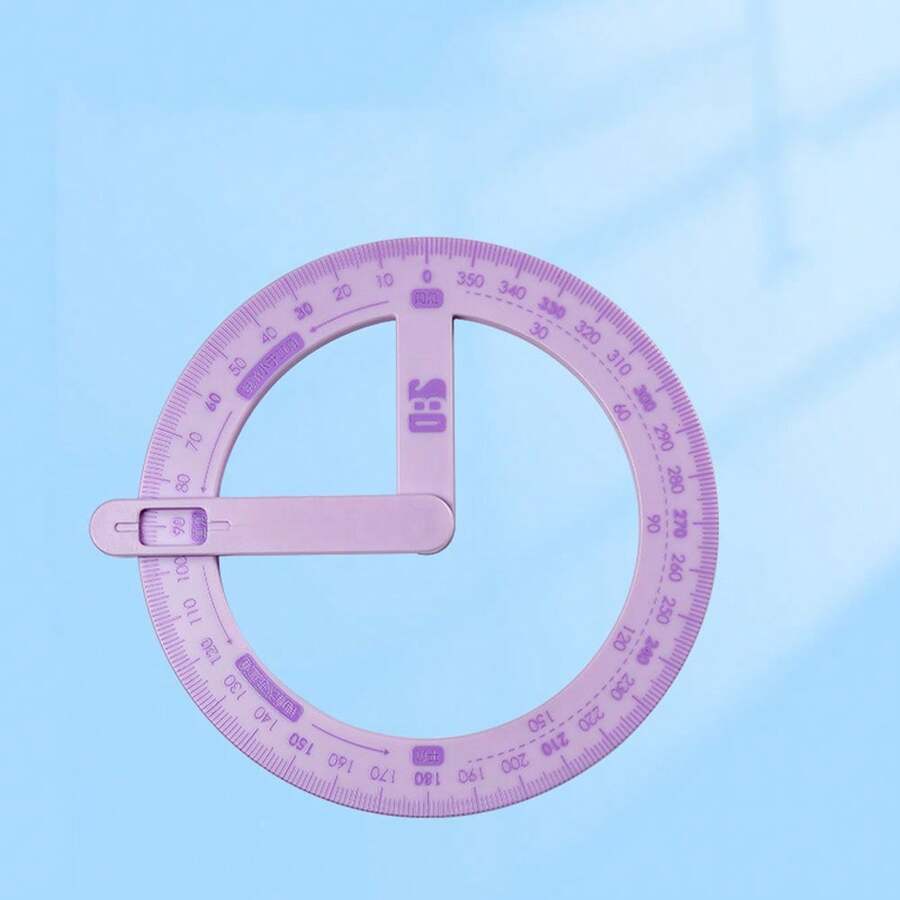 Protractor Angle Adjusting Protractor For Office And School Supplies ...