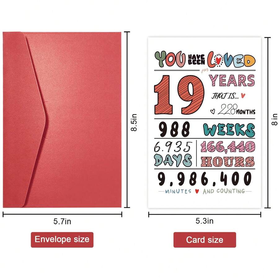 1 Set Of Interesting One-Year-Old Birthday Cards With Envelopes, A ...