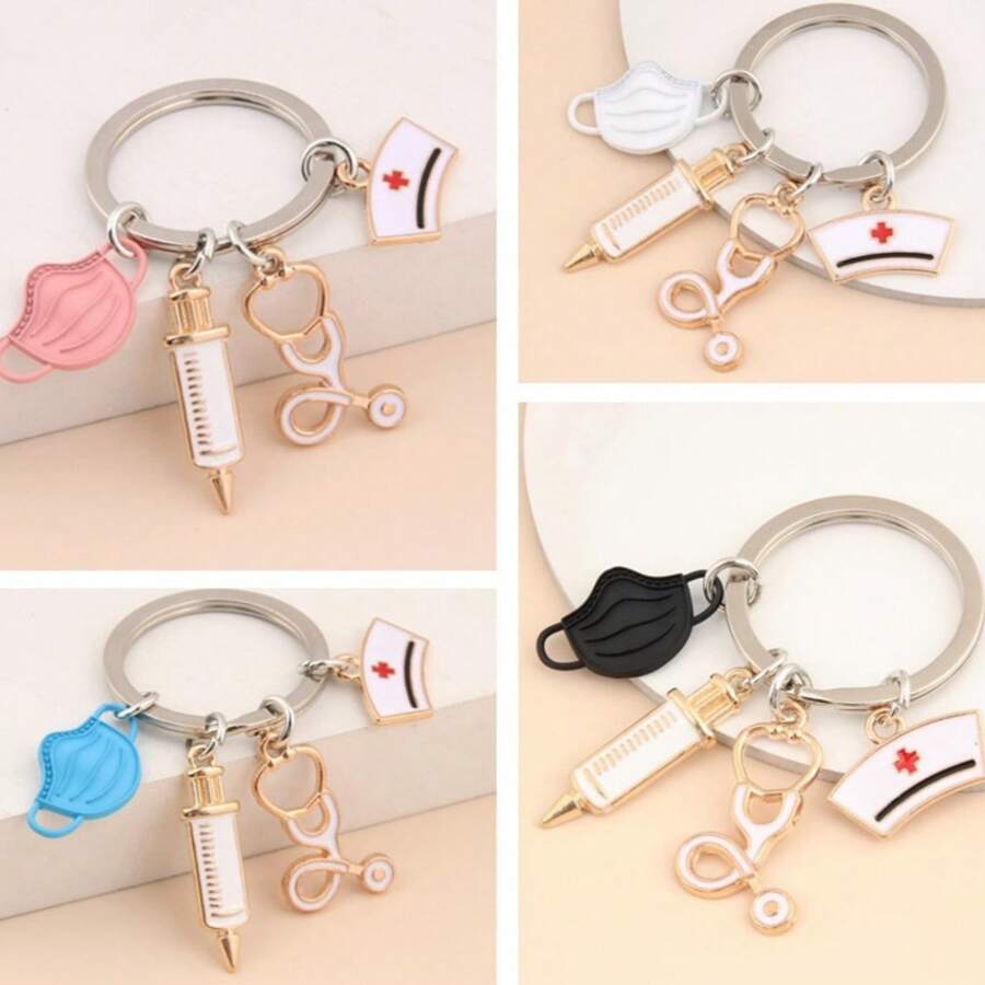 Elegant Nurse Appreciation Keychain: The Charm Of Stethoscope And ...