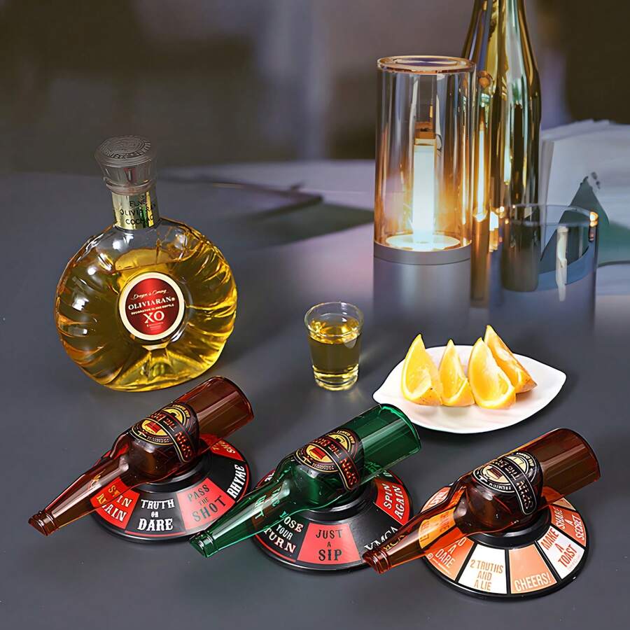 Party Activities Wine Bottle Turntable Birthday Party Game Toys ...