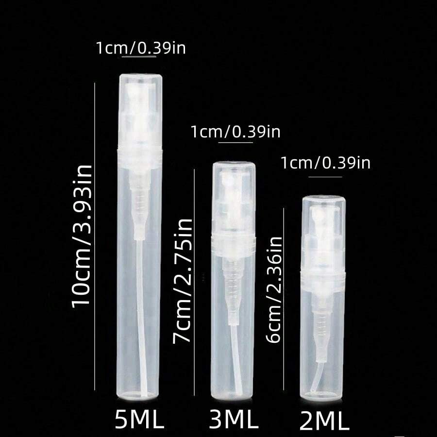 3PCS Fine Mist Spray Perfume Bottle Bottle Perfume Bottle Plastic Spray Bottle Bottle Clear ...