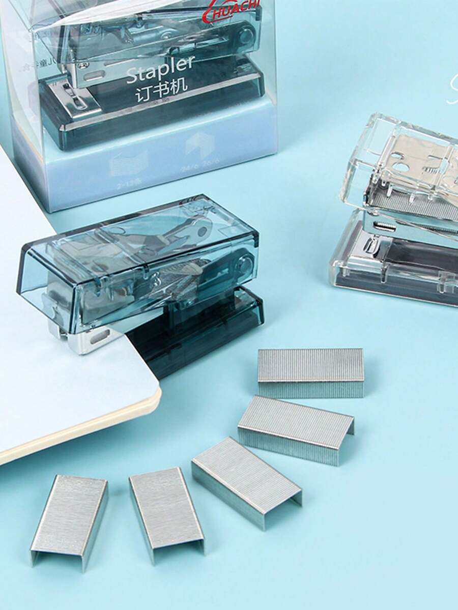 Small Portable Multi-Color Stapler For Staping 2-12 Sheets Of Paper ...