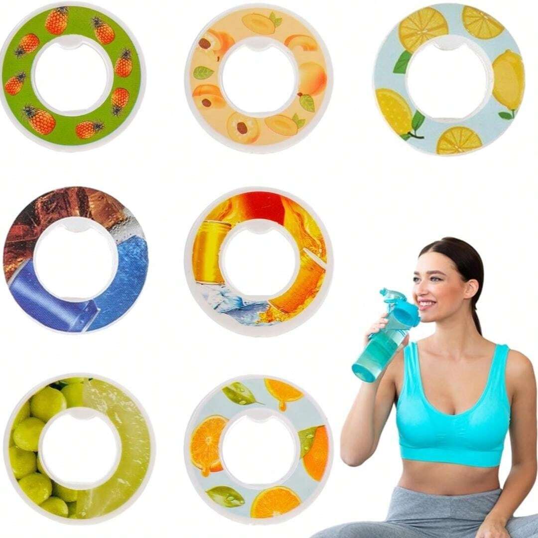 7 Pcs Flavour Pods Pack, Air Water Bottle Flavour Pods Fruit Taste Pods ...