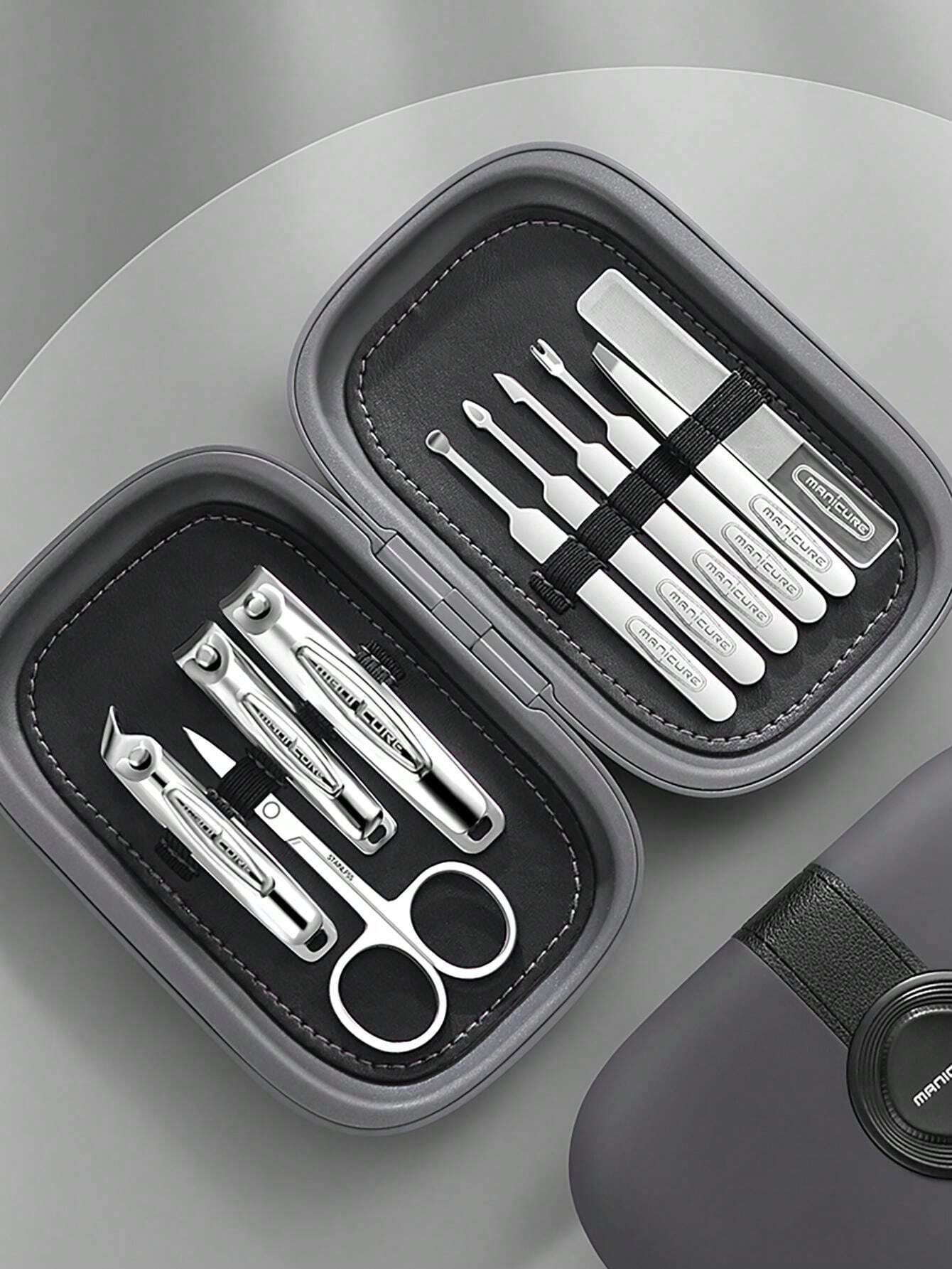 10pcs/SetPrecision Nail Care Set: Durable Stainless Steel Manicure And ...