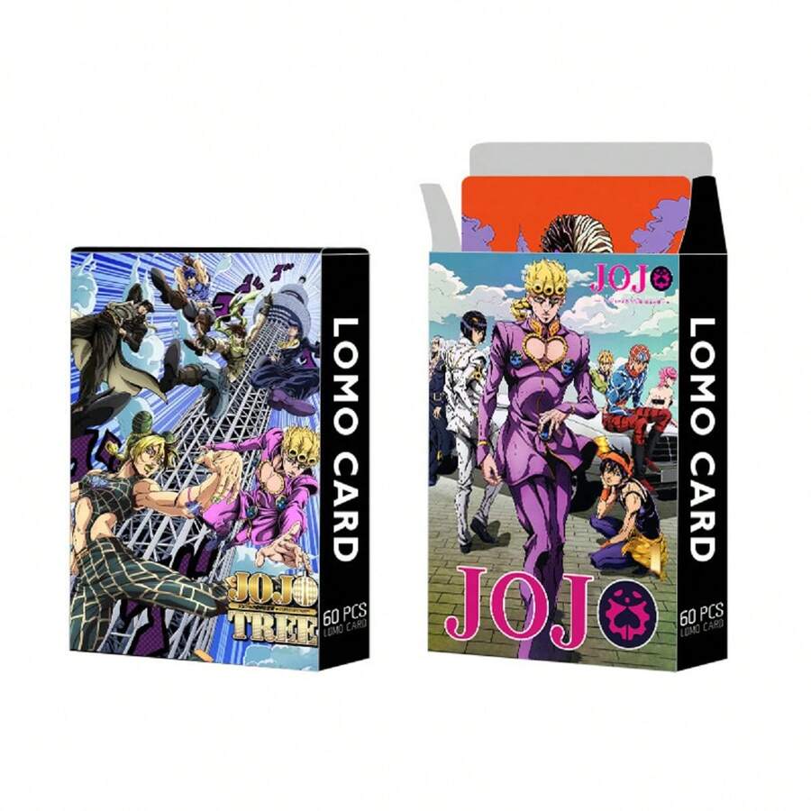 Bandai 60 Stuks JoJos LOMO Kleine Kaarten Bizarre Kujo Jotaro Kakyoin ...