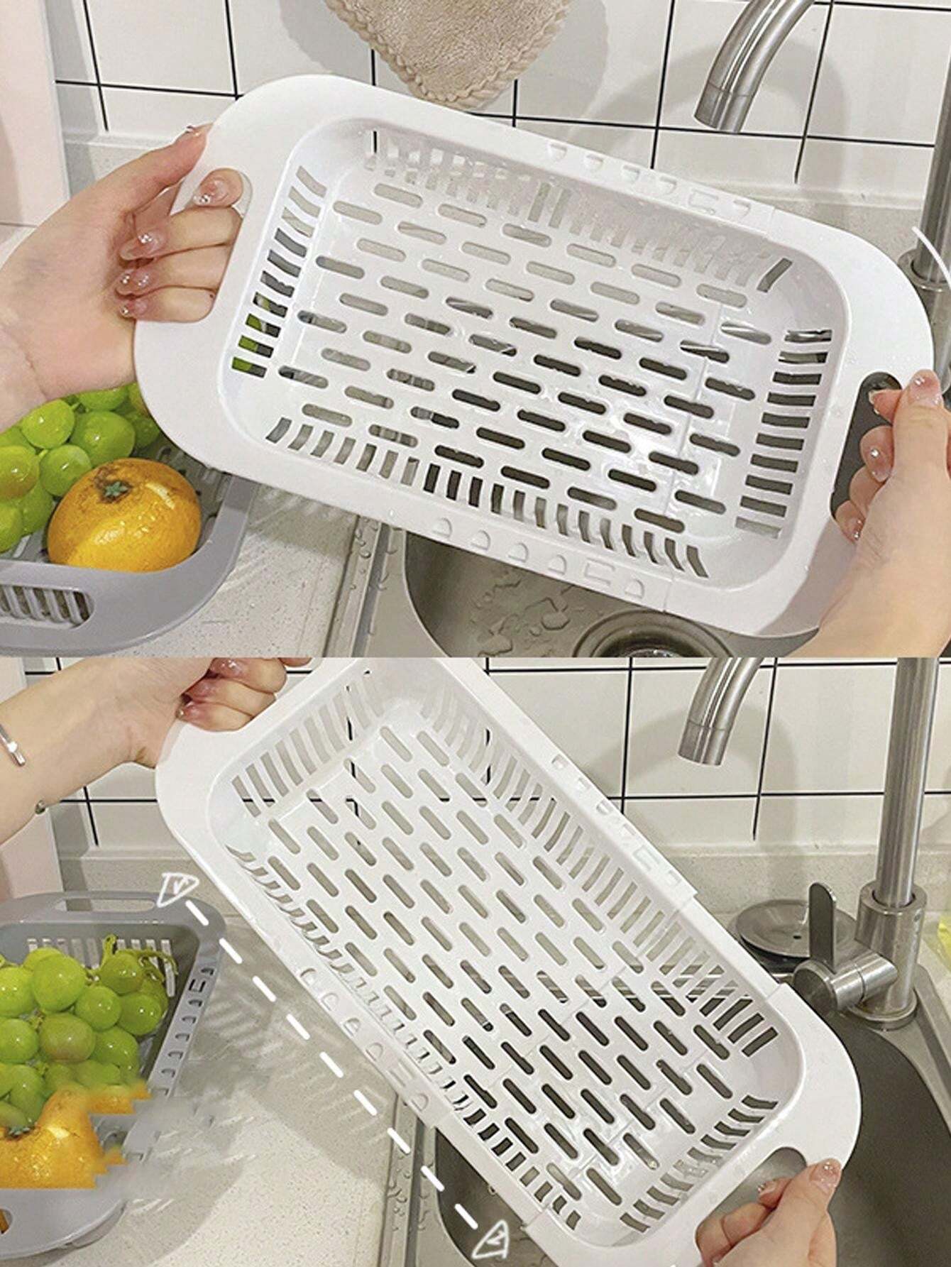 1 pieza Canasta colador para fregadero - Para limpiar verduras y frutas ...