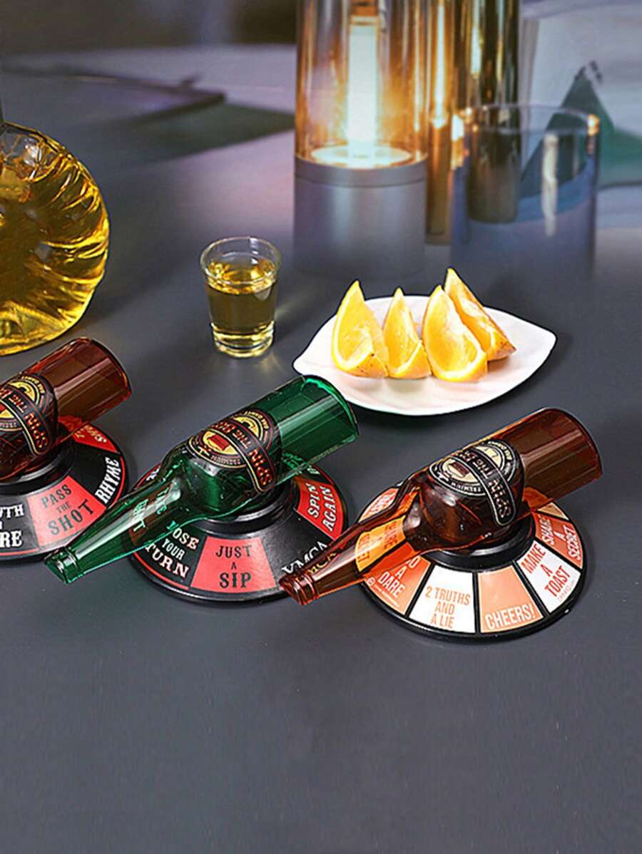 1pc Drinking Game Roulette Set With Bottle Pointer And Arrow-Shaped ...