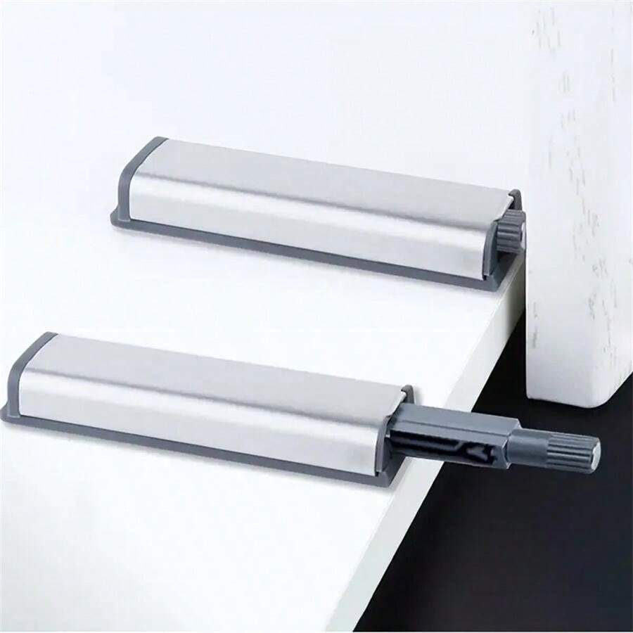 4pcs Spring Pin Handle Free Stainless Steel Wardrobe DoorAutomatic ...