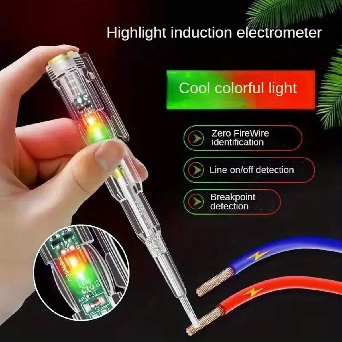 1pc Celectric Pen For Electricians, Household Induction Pen, Test Wire ...