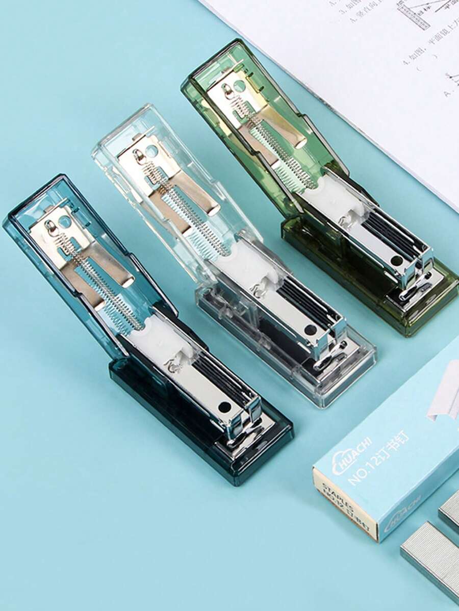 Draagbare mini-nietmachine, keuze uit meerdere kleuren, bindt 2-12 ...