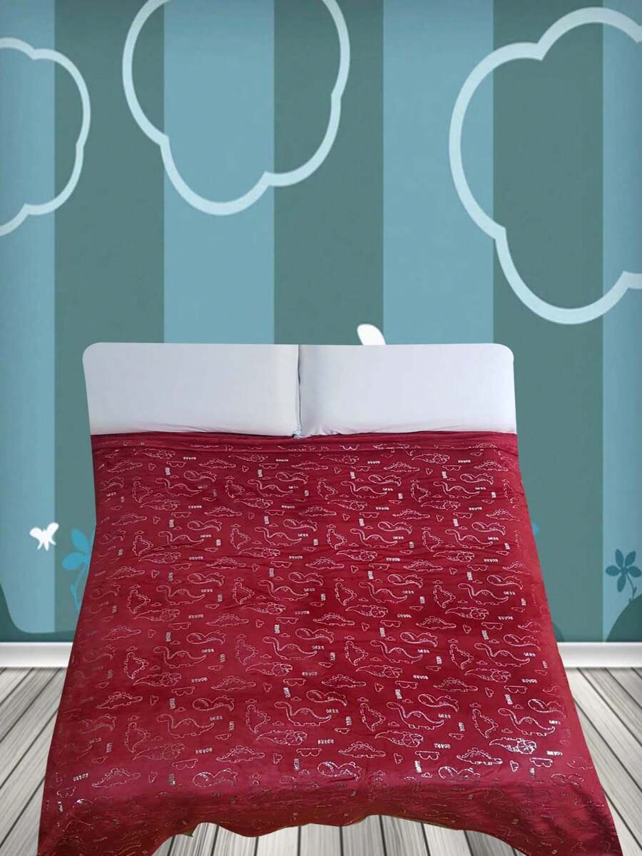 Shiny Micro-Engraved Lightweight Coverlet Soft To The Touch Double ...