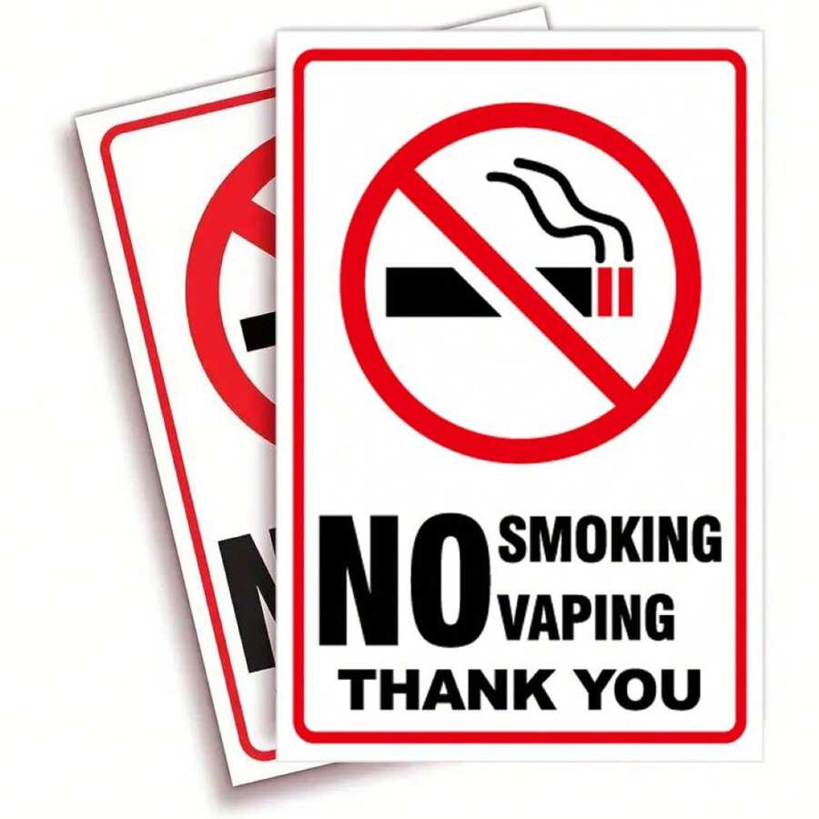 No Smoking Stickers/Signs Can Protect Against UV, Wind, Rain, And ...