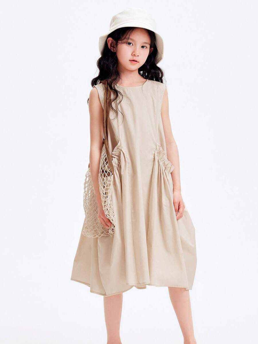 Balabala Tween Girls Dress 2024 Summer Middle Big Tween Girl' Artistic ...