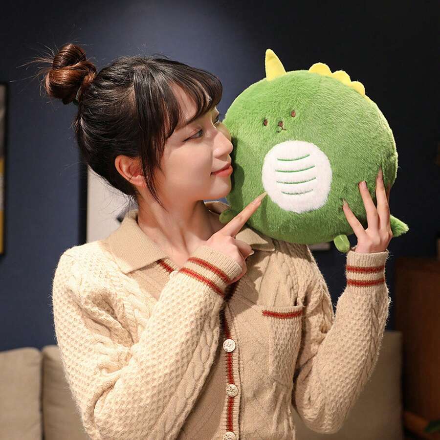 Plush Round Stuffed Animal Hugging Pillow Plushies Throw Pillow Round ...