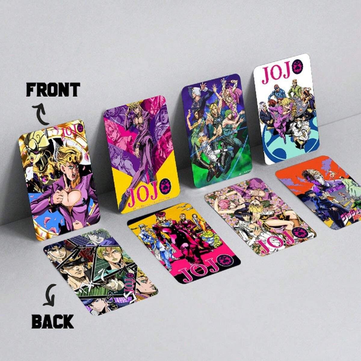 Bandai 60 pezzi JoJos LOMO Piccole carte Bizarre Kujo Jotaro Kakyoin ...