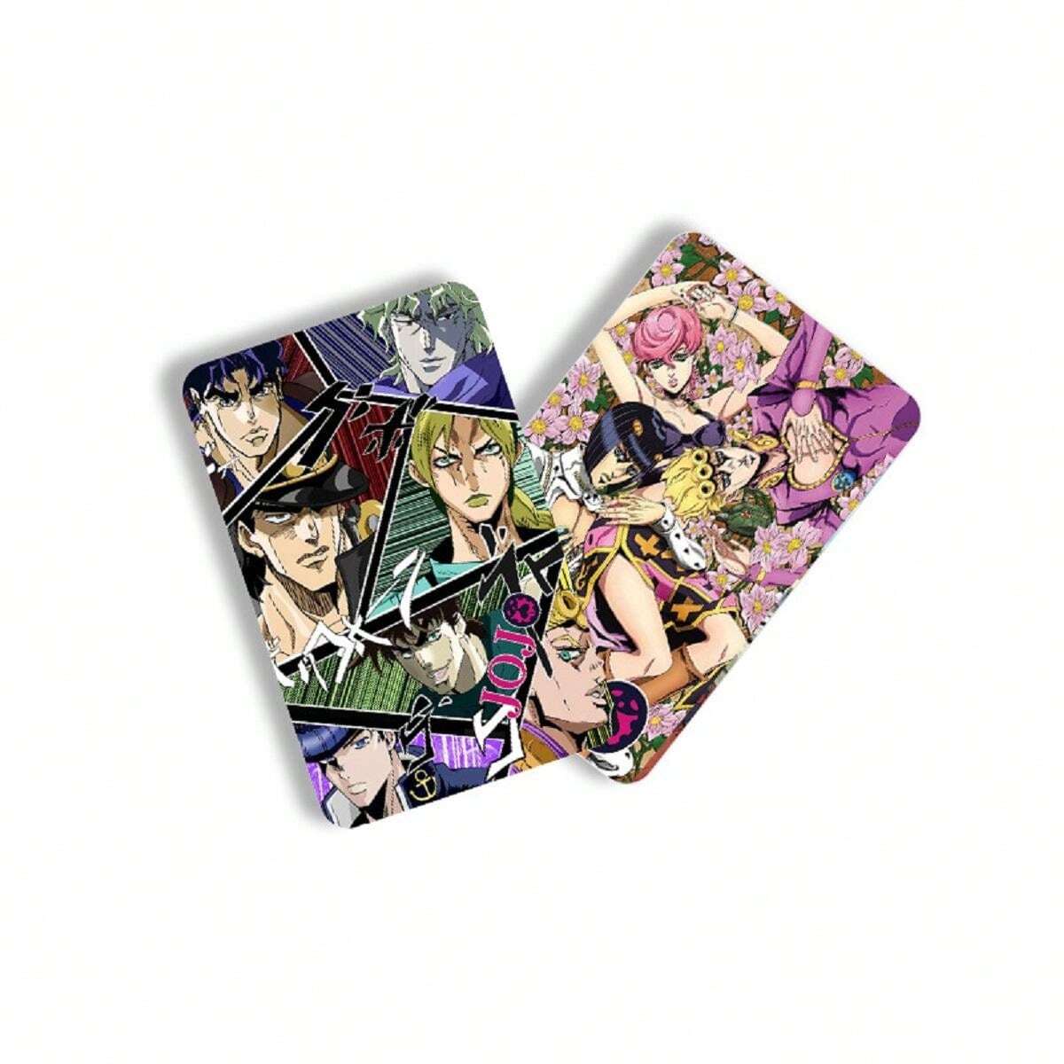 Bandai 60 pezzi JoJos LOMO Piccole carte Bizarre Kujo Jotaro Kakyoin ...