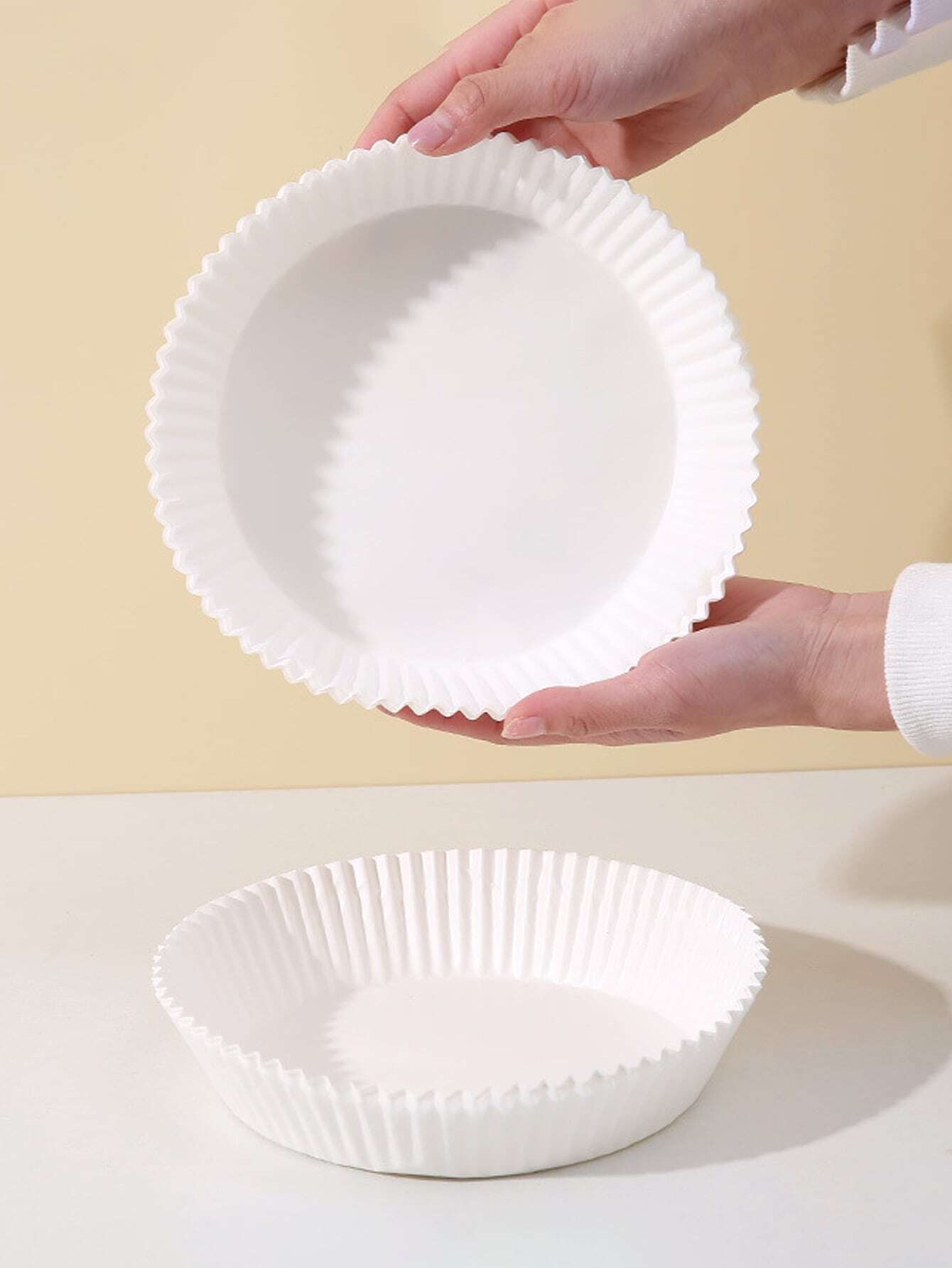 Air Fryer Paper Lining,100 Pieces Non-Stick Disposable Liner, Air Fryer ...