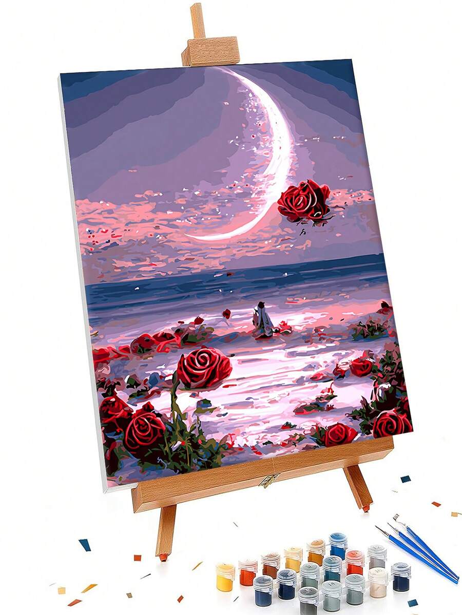 Paint By Number For Adults: Beginner To Advanced Number Painting Kit ...