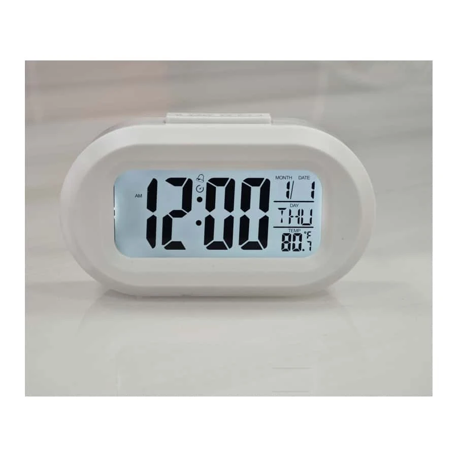 1pc ABS Electronic Clock Student Snooze Alarm Clock Kitchen Timer Date ...