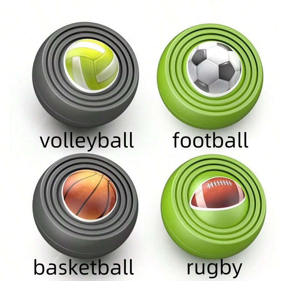 1pc 3D Decompression Ball, 360 Degree Bi-Directional Fingertip Rotating ...