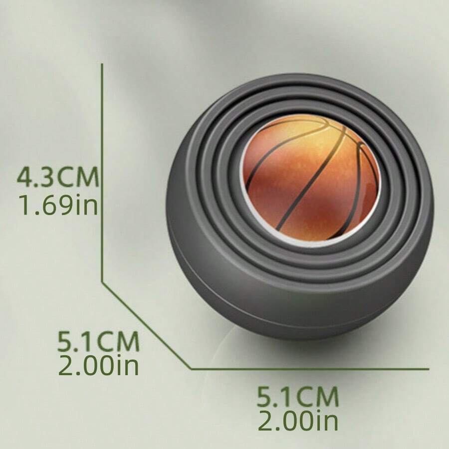 1pc 3D Decompression Ball, 360 Degree Bi-Directional Fingertip Rotating ...