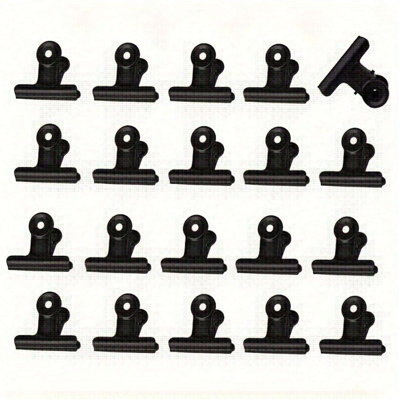 20 stuks, multifunctionele Bulldog-paperclips voor thuis en op kantoor ...