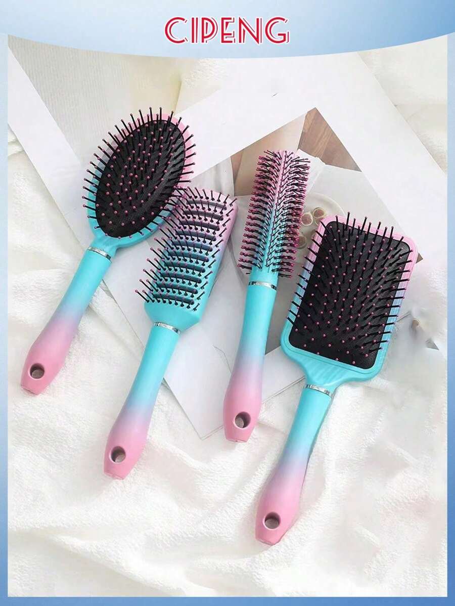 1pc/2pcs/3pcs/4pcs Professional Hair Comb Set For Curly, Straight, Wet ...