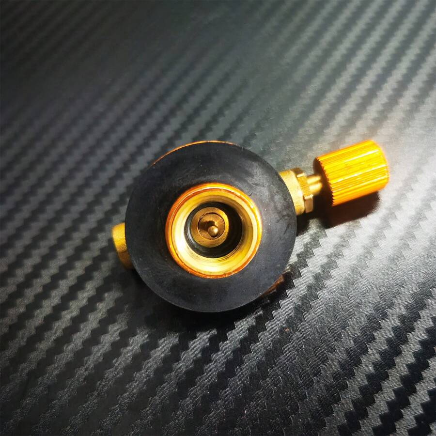 Camping Butane Fuel Canister Propane Tank Connector To Screw Gas ...
