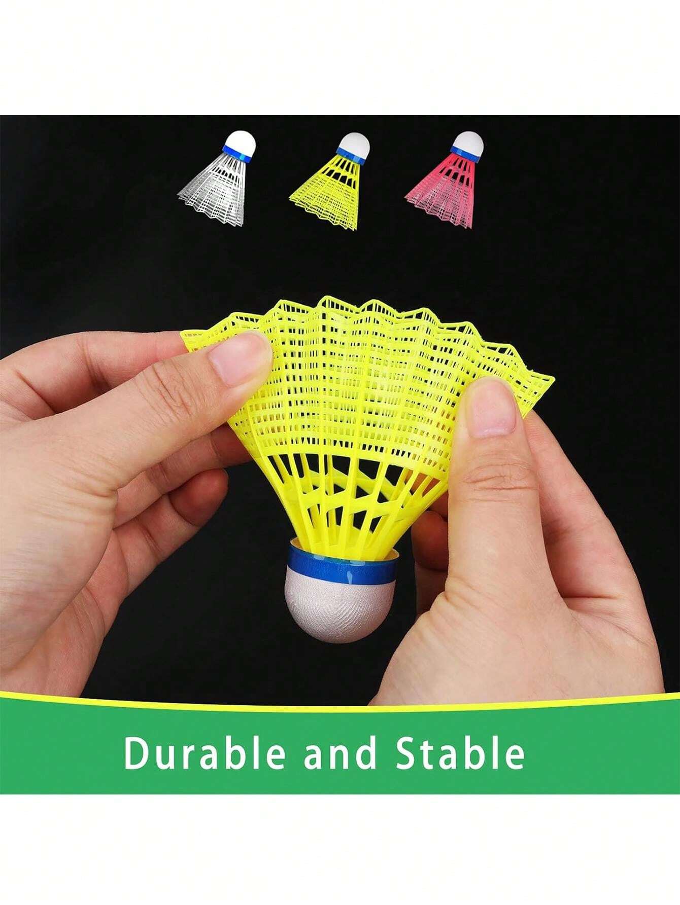 12Pack Badminton Shuttlecocks Nylon Feather Badminton Birdies For ...