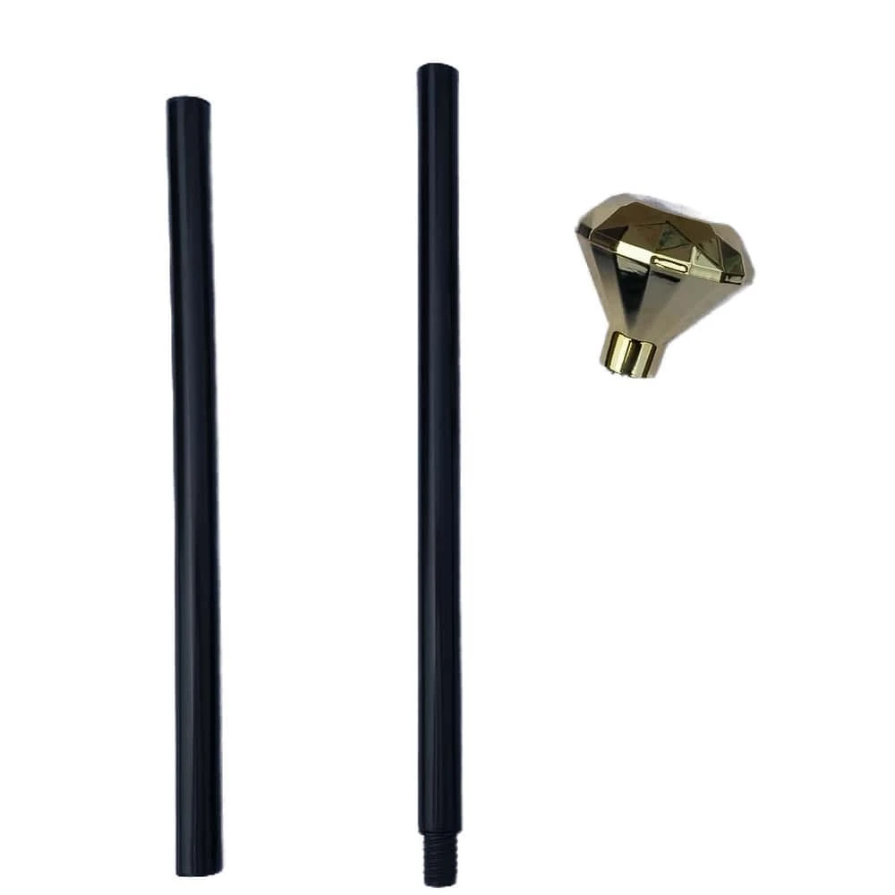 Electroplated Plastic Magic Wand, Wizard Stick, Prop For Performance ...