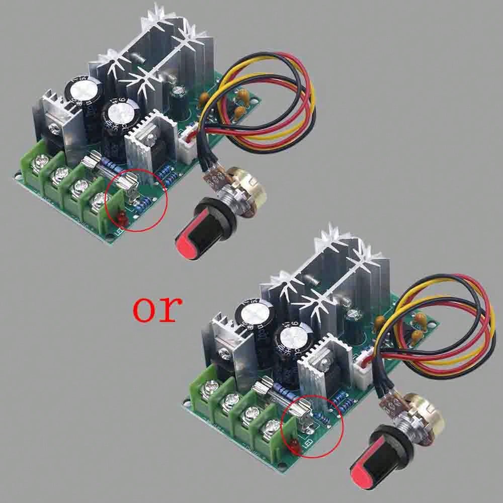 Dc 10 60v 20a 1200w Dc Motor Speed Controller Pulse Width Modulation