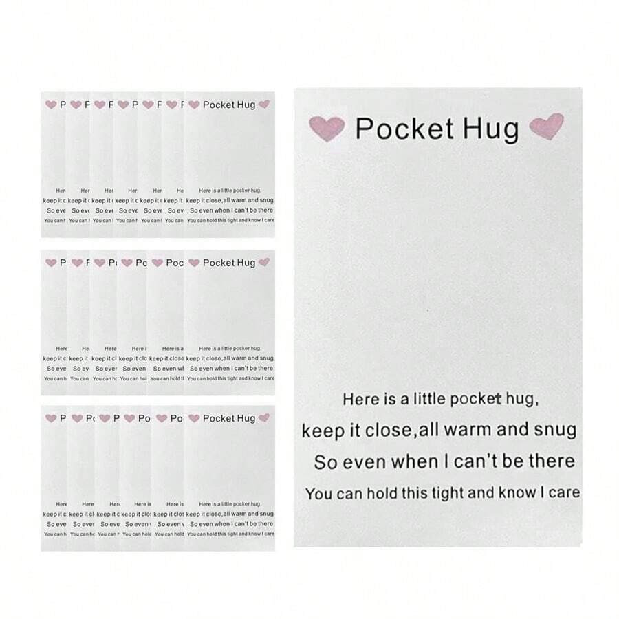 20/30 Pocket Hug Cards, Pocket Hug Backing Cards, Blank Cardstock ...