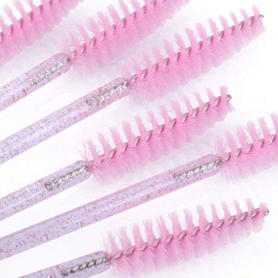 200pcs Mascara Wands Disposable Eyelash Brush Spoolies Eye Lashes ...