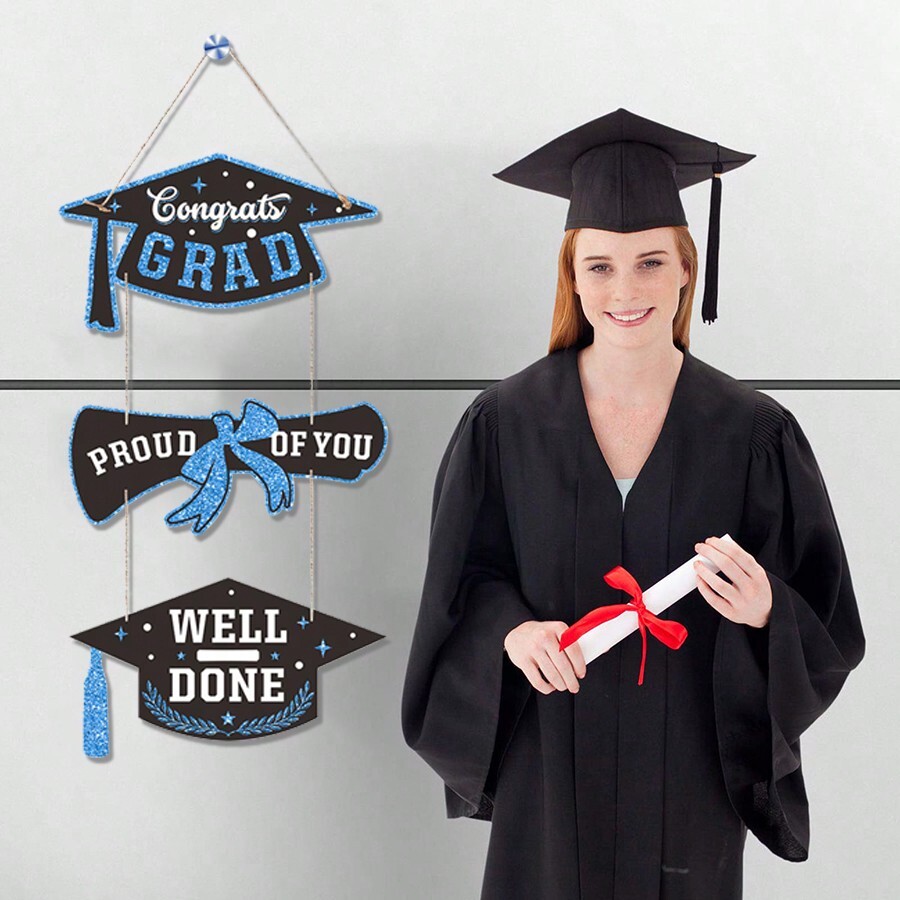 1pc Graduation Decorations 2024 Banner Porch Sign For Class Of 2024 ...