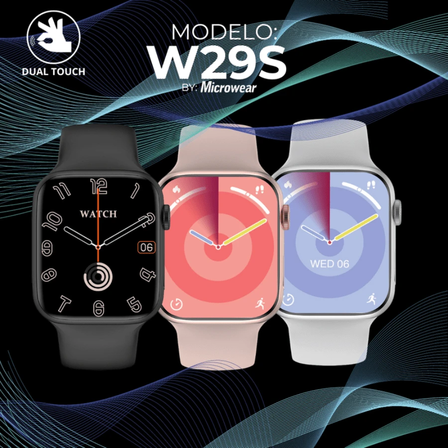 Smartwatch W29 Pro Serie 9 Ilha Dinamica Bussola Armazena Arquivo foto ...