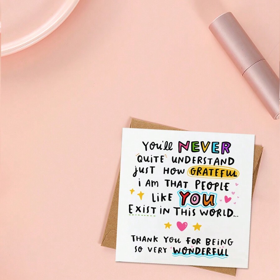 Thank You For Being So Very Wonderful Card - Thank You Card - Birthday ...