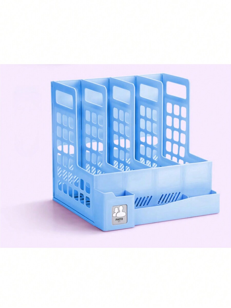 File Storage Box Document Folder Bookshelf Book Stand Data Holder ...
