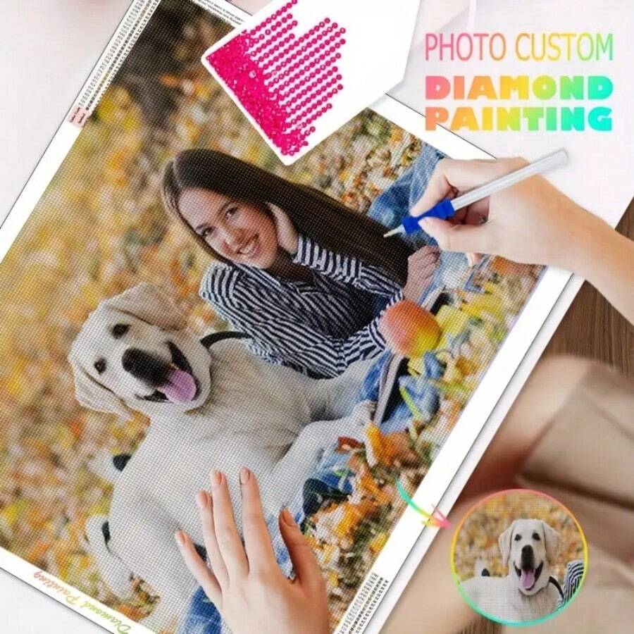 Customized 5D Diamond Painting DIY Diamond Art Canvas With Your Own ...