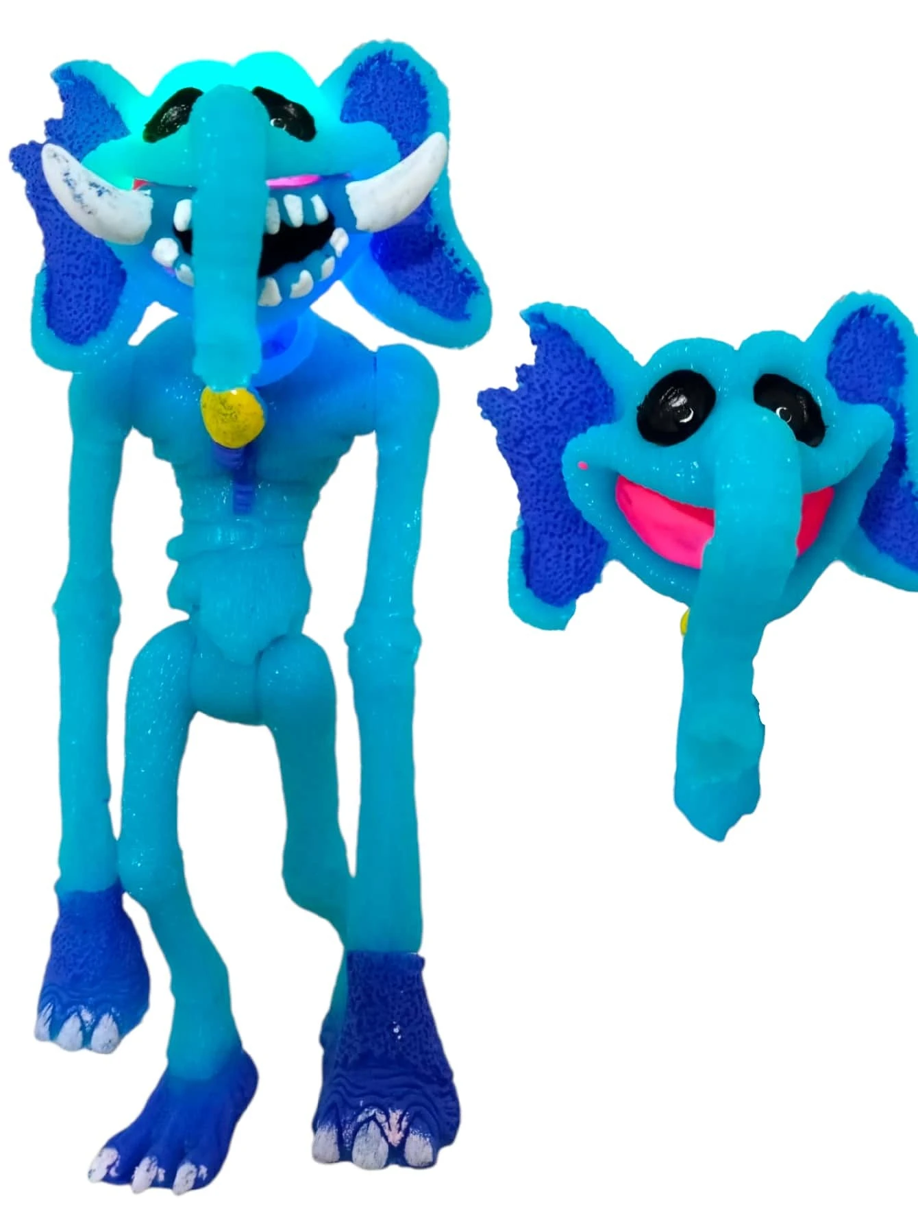 SMILING CRITTERS BUBBA BUBBAPHANT POPPY PLYTIME FUGURA 24 CM WITH ...