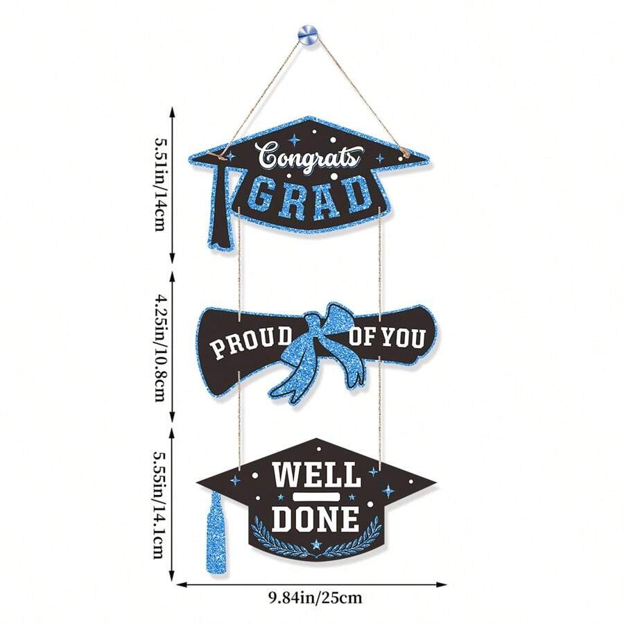 1pc Graduation Decorations 2024 Banner Porch Sign For Class Of 2024 ...