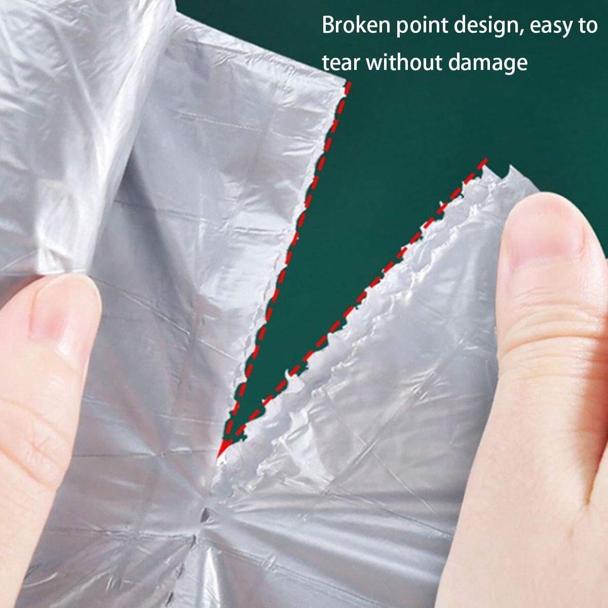 Drawstring Trash Bag, Handheld Plastic Bag Automatically Closed Garbage ...