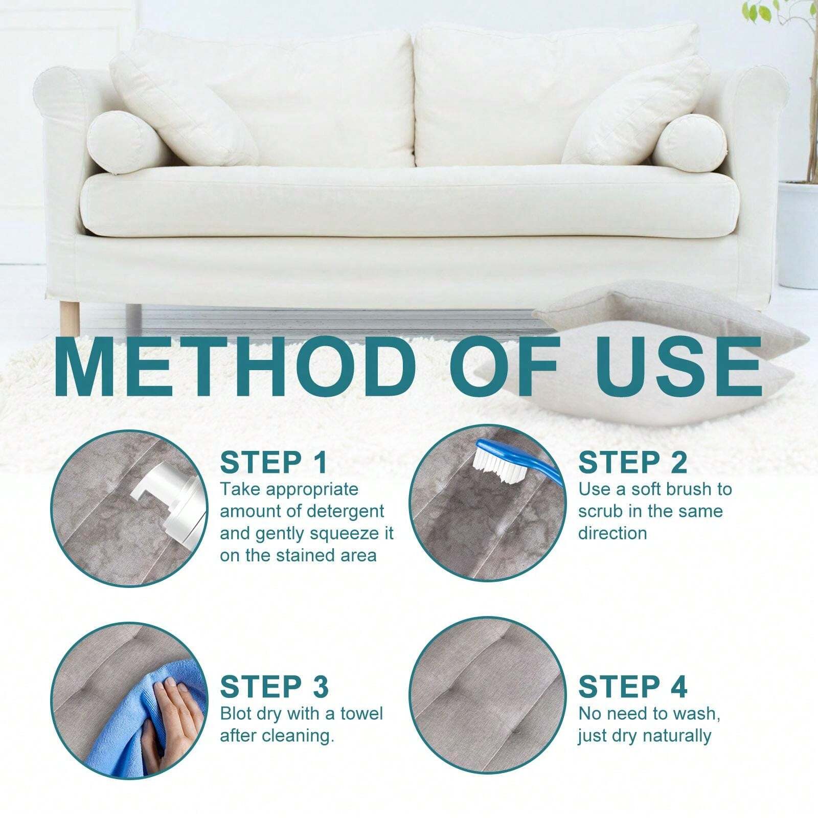 Foam Cleaner, Clothing And Carpet Cleaner, Sofa And Window Cleaner ...