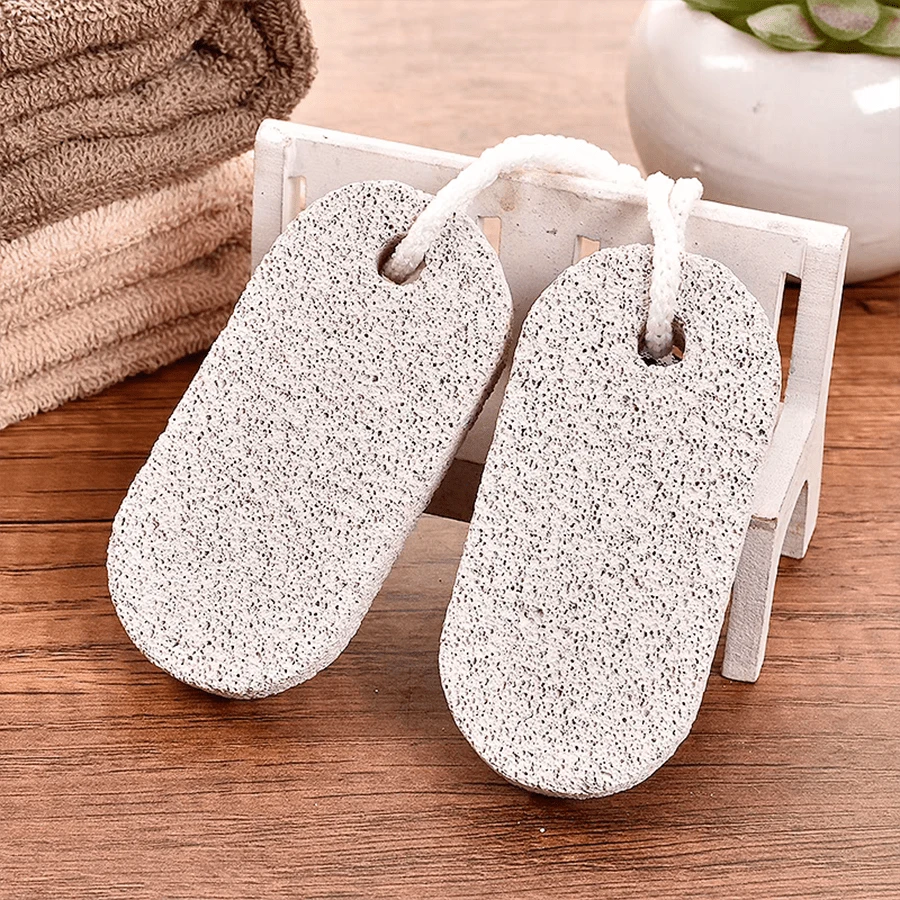2pcs Home Use Pumice Stone And Volcanic Rock Foot File, Double-Sided ...