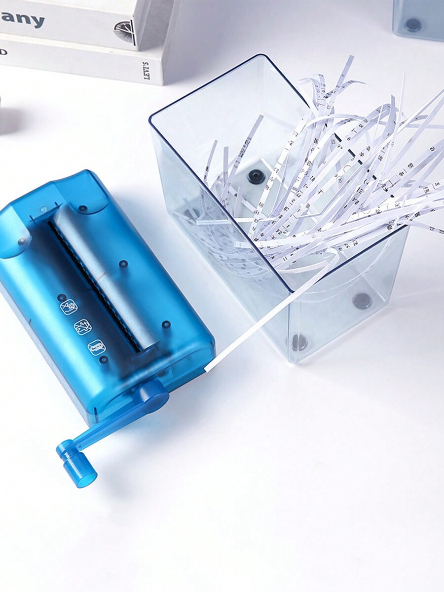 1pc Manual Paper Shredder Mini Portable Hand-Operated Paper Cutting ...