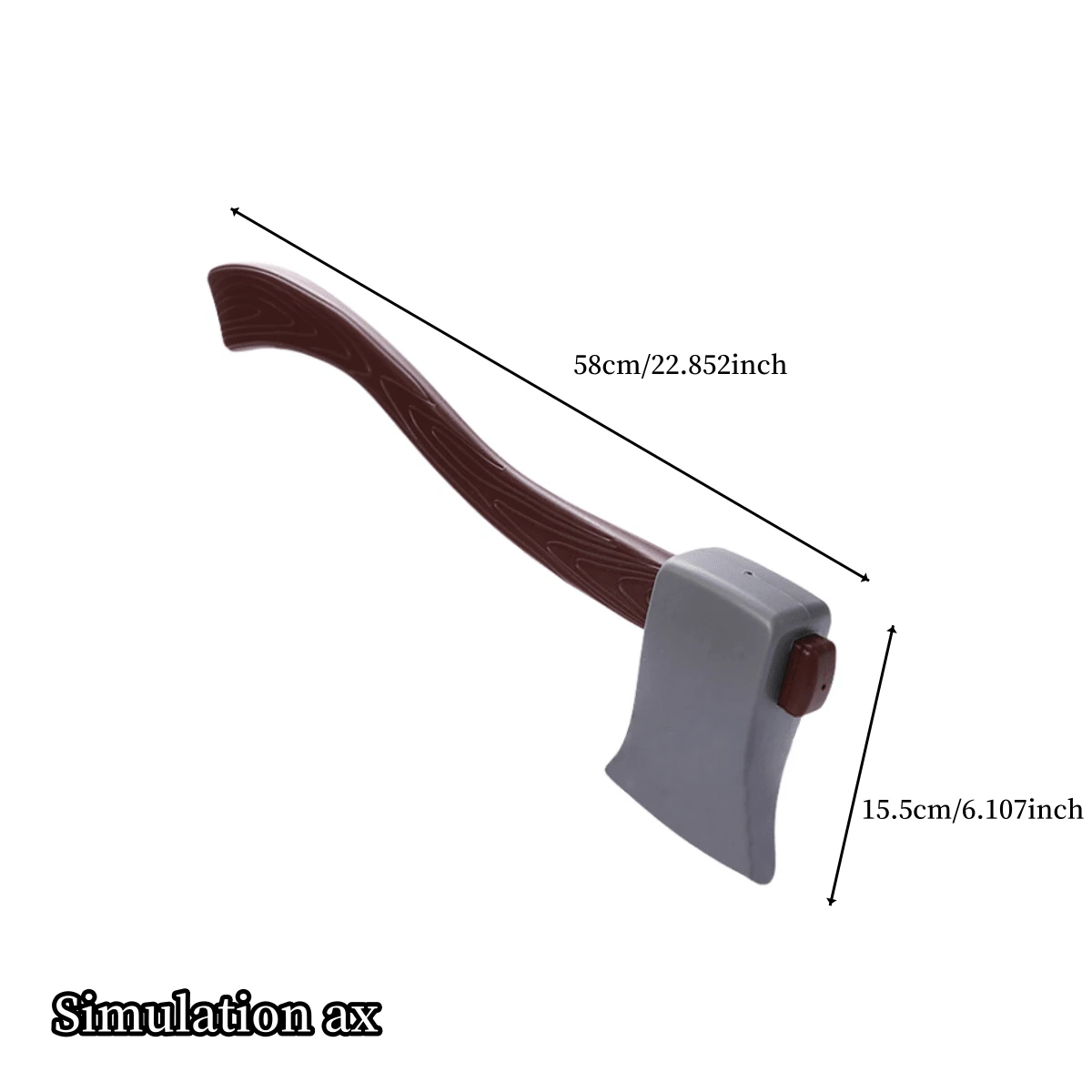 1pc Plastic Simulation Devil Axe Model For Film And Television ...